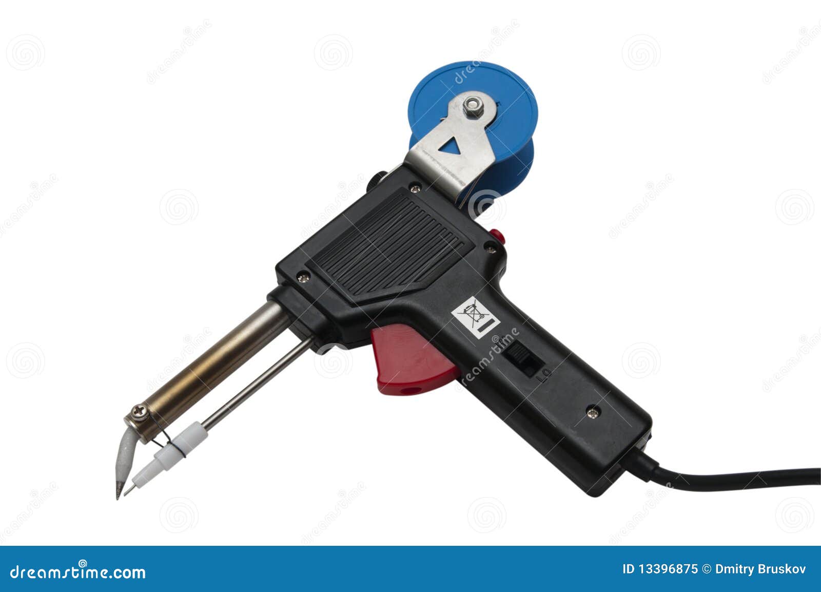 Automatic soldering iron stock image. Image of industrial - 13396875