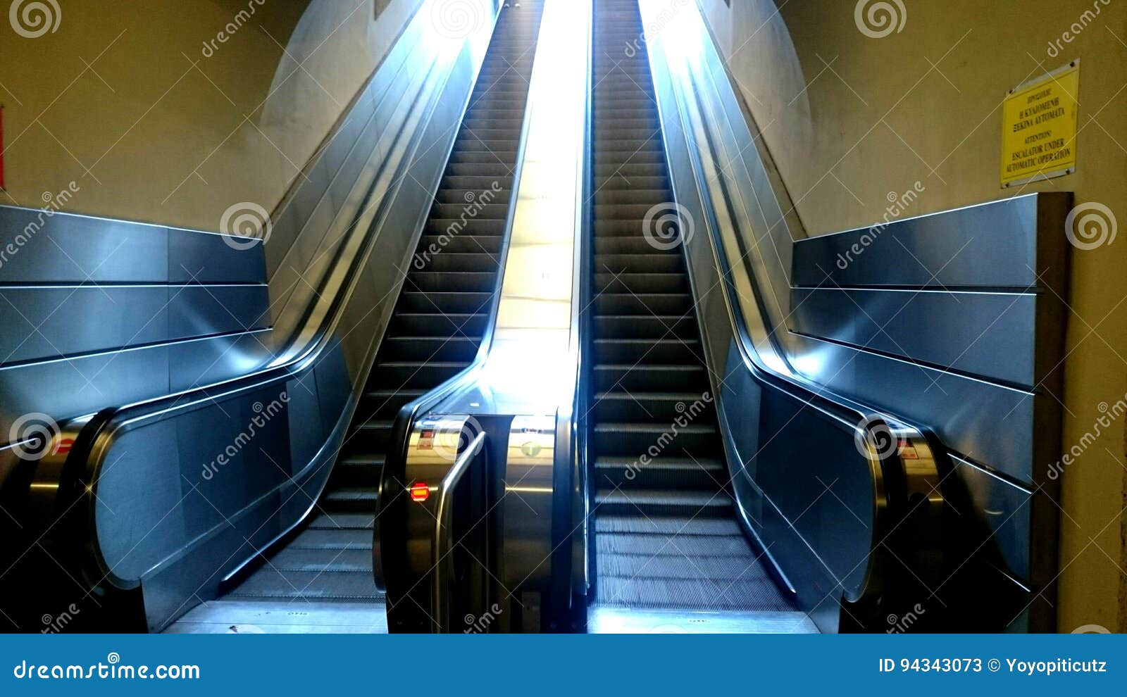 Automatic stairway stock image. Image of elegant, clean - 94343073