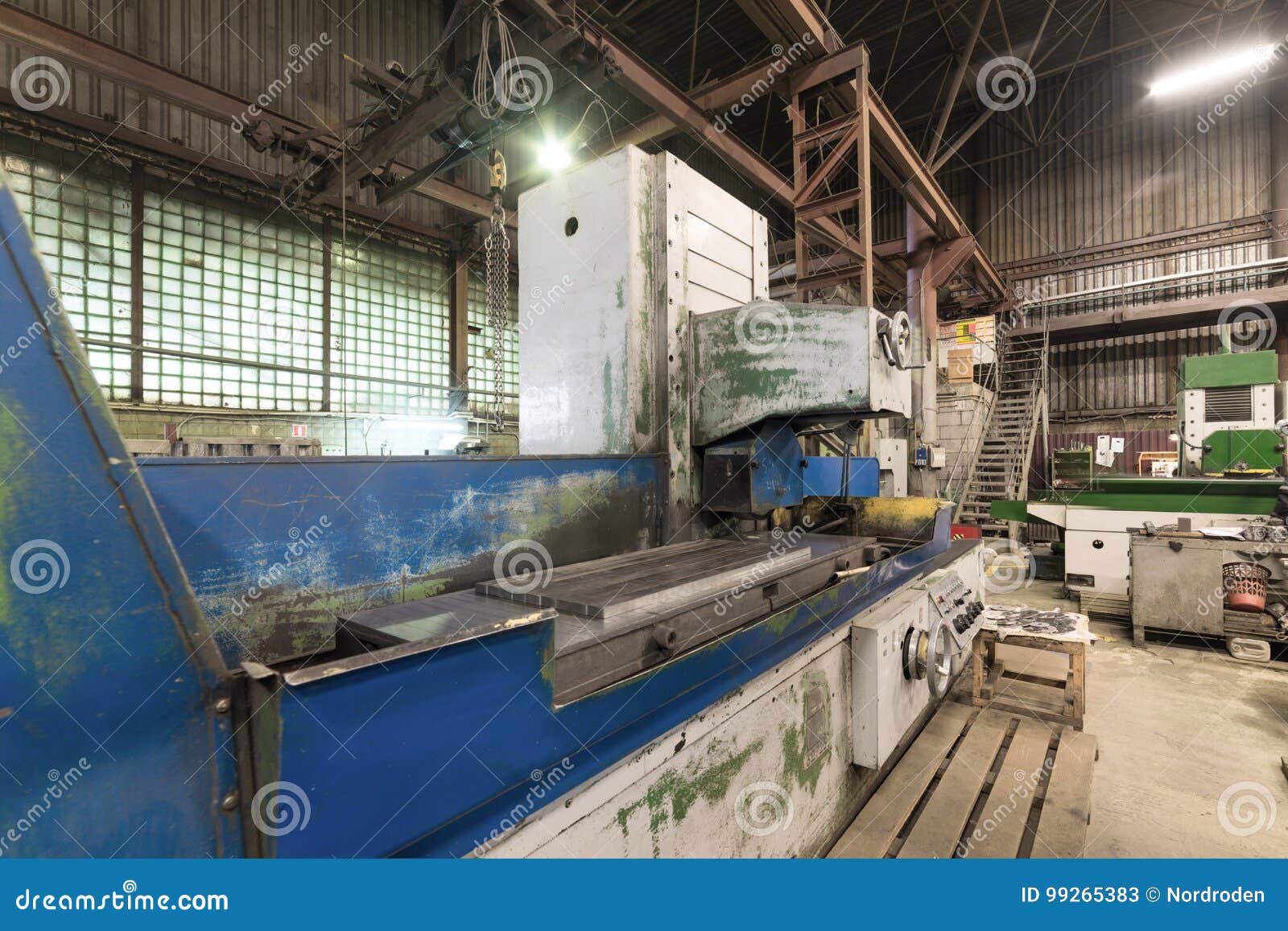 Automatic Surface Grinding Machine. Stock Image - Image of machinery ...