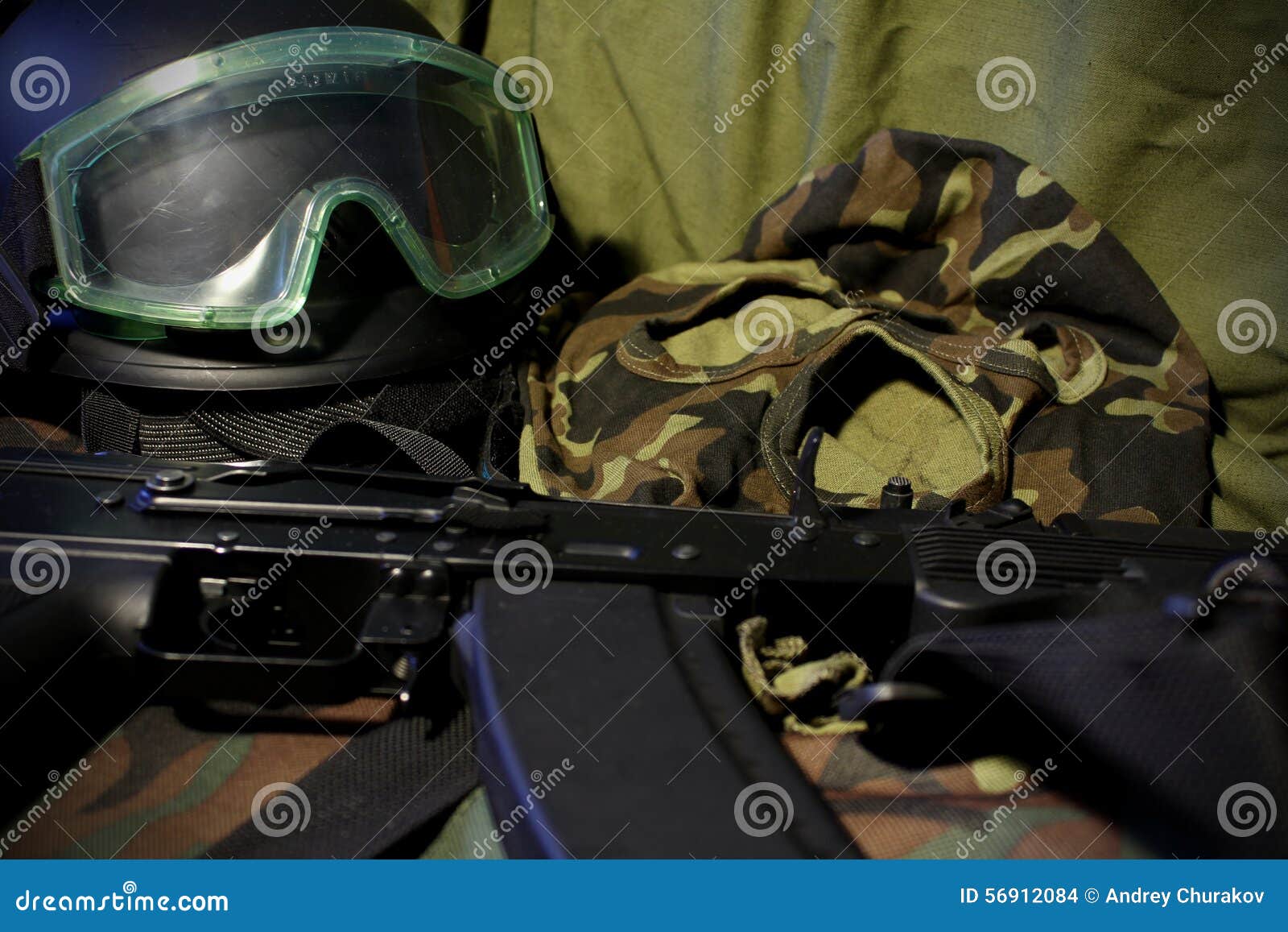 Automatic SWAT stock photo. Image of swat, goggles, safety - 56912084