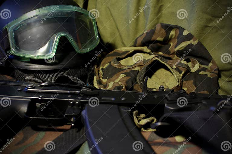 Automatic SWAT stock photo. Image of swat, goggles, safety - 56912084