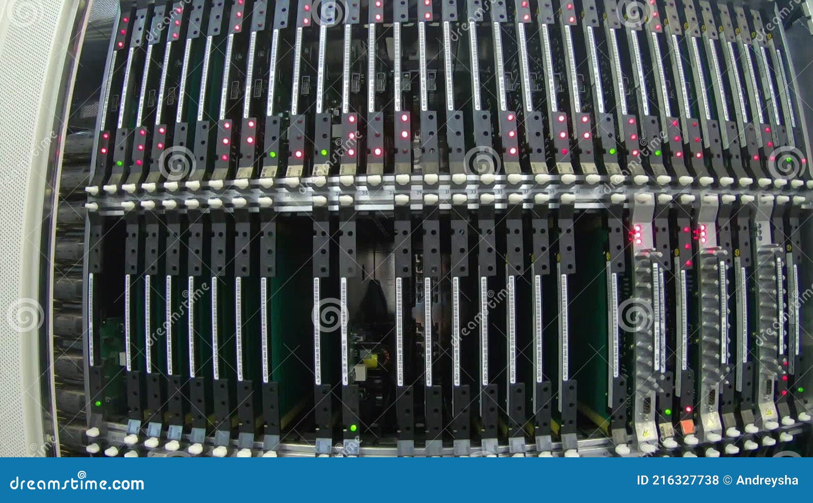 Automatic Telephone System. Switching Connection Technology. Stock ...