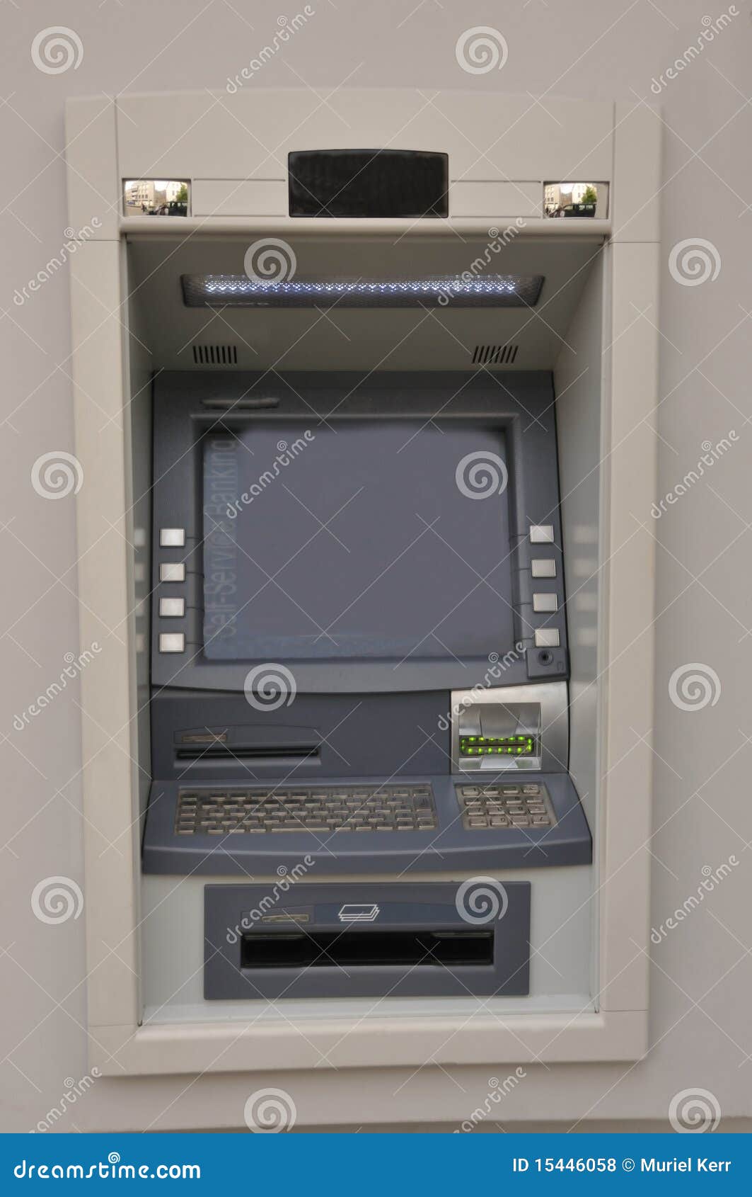 Automatic teller machine stock photo. Image of banking - 15446058