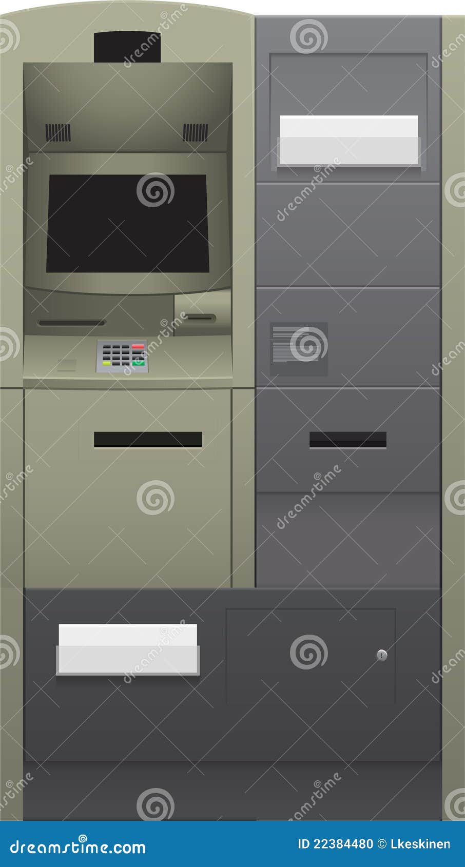 Automatic teller machine stock photo. Image of credit - 22384480