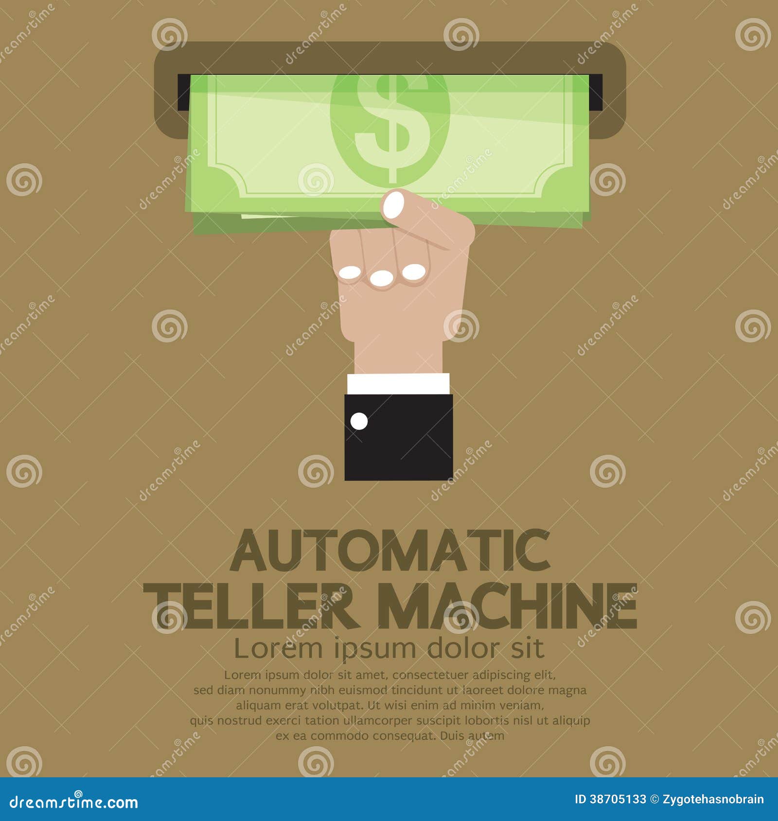 Automatic Teller Machine Cartoon Vector | CartoonDealer.com #9655223