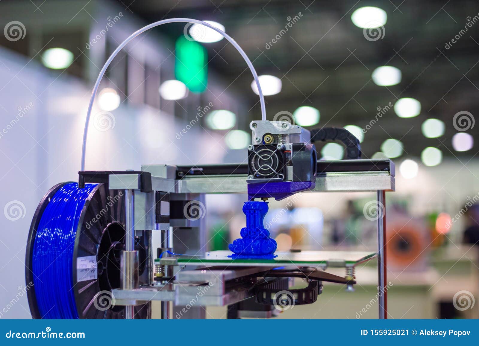 Automatic Three Dimensional 3D Printer Machine Printing Plastic Model ...