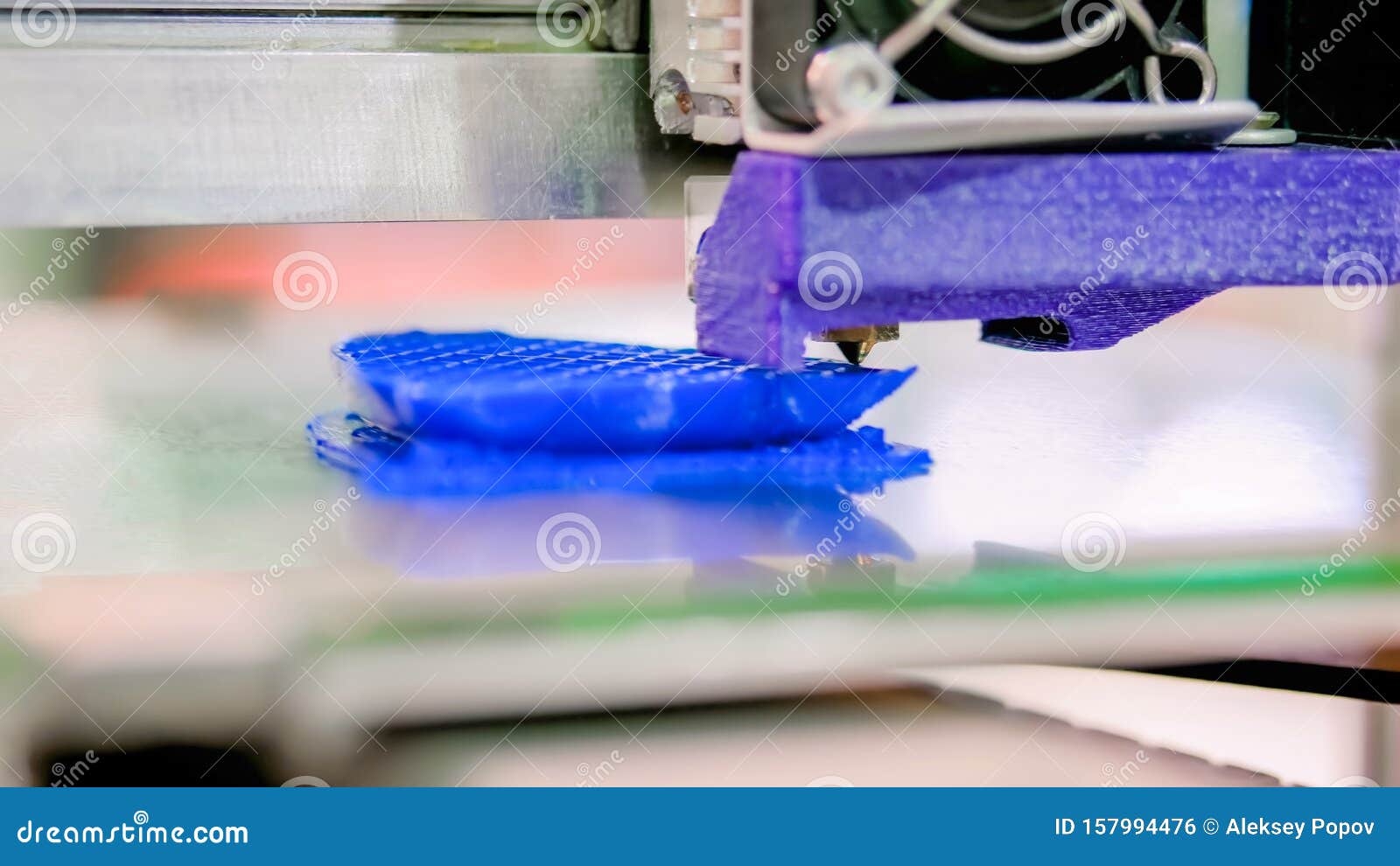 Automatic Three Dimensional 3D Printer Machine Printing Plastic Model ...