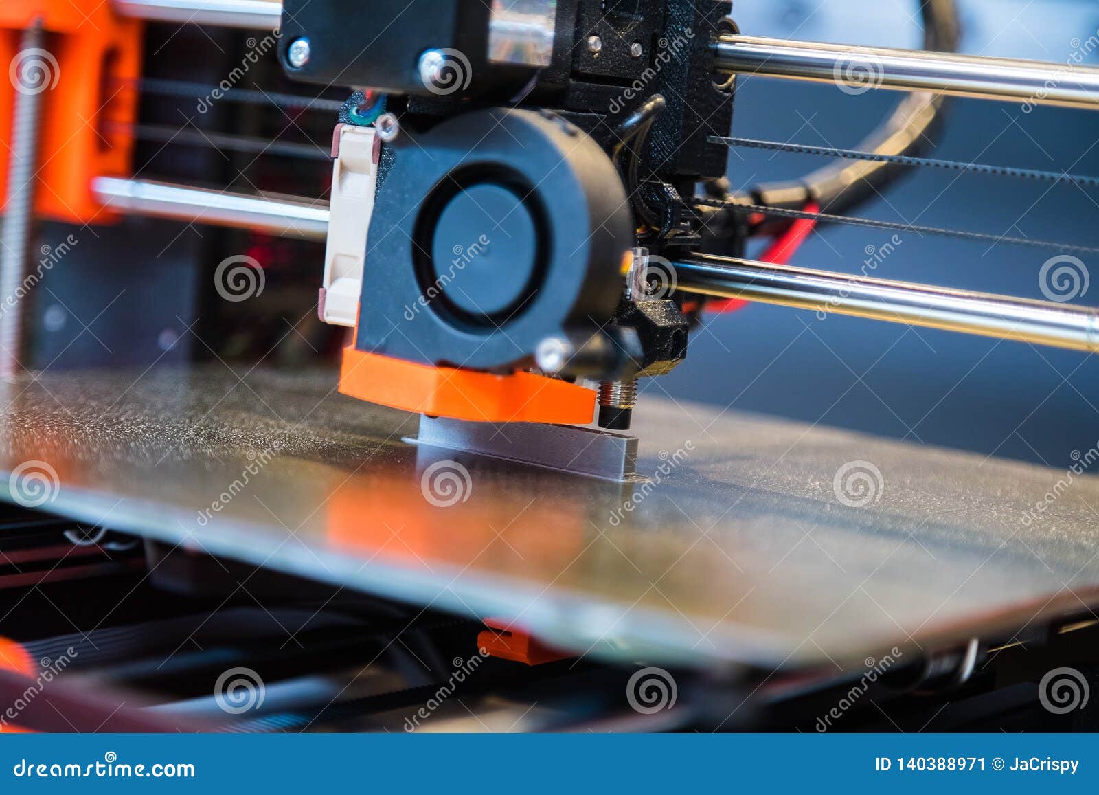 Automatic Three Dimensional 3d Printer Performs Product Creation ...
