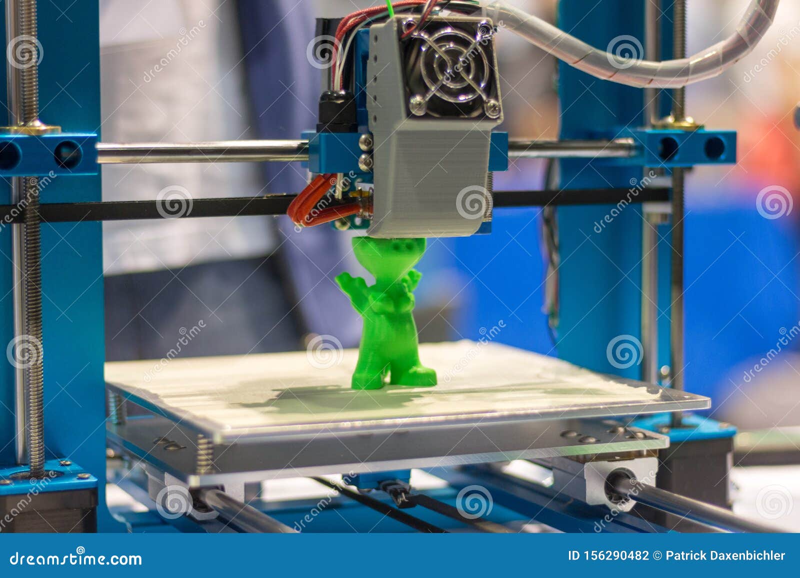 Automatic Three-dimensional 3d Printer Performs Product Creation. 3d ...