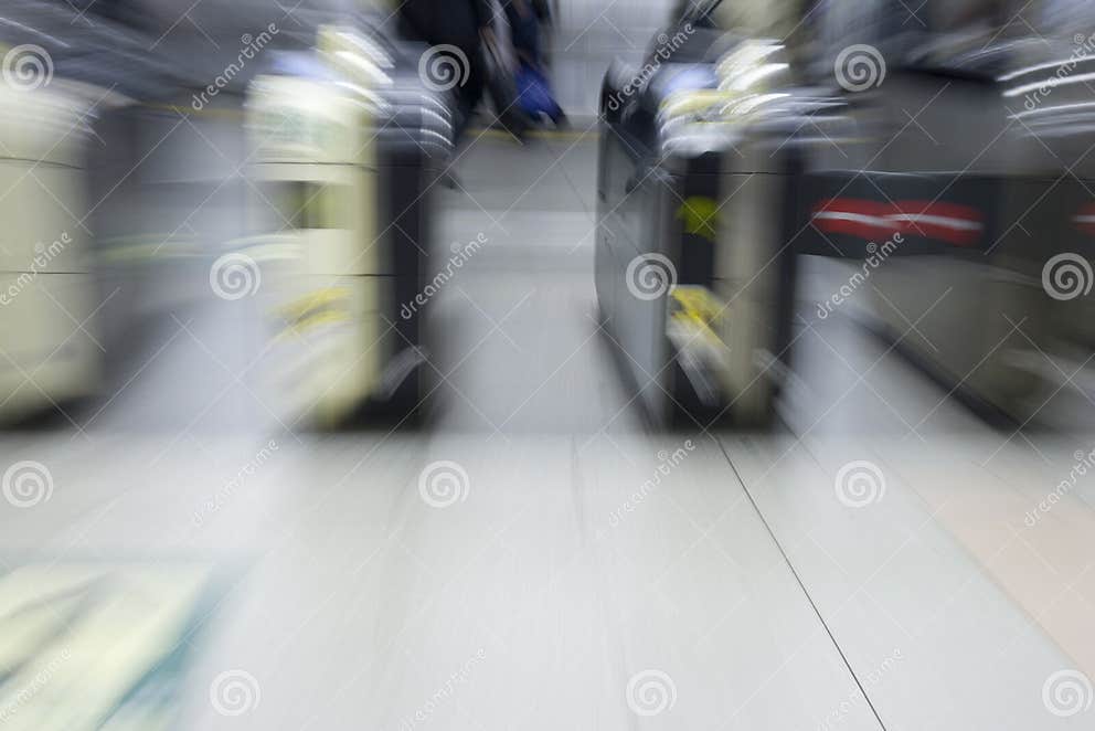 Automatic ticket checker stock photo. Image of trains - 10146164