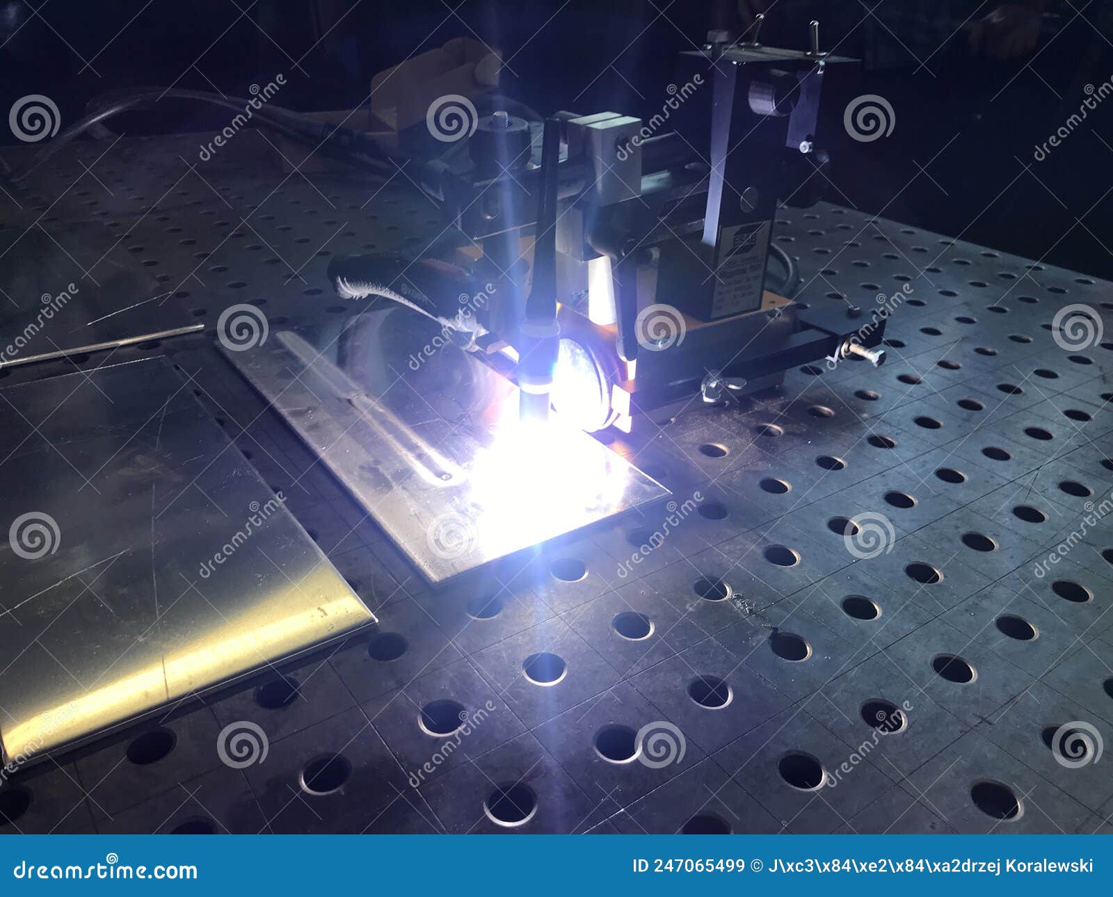 Automatic Tig Welding Od Aluminum. Stock Image - Image of production ...