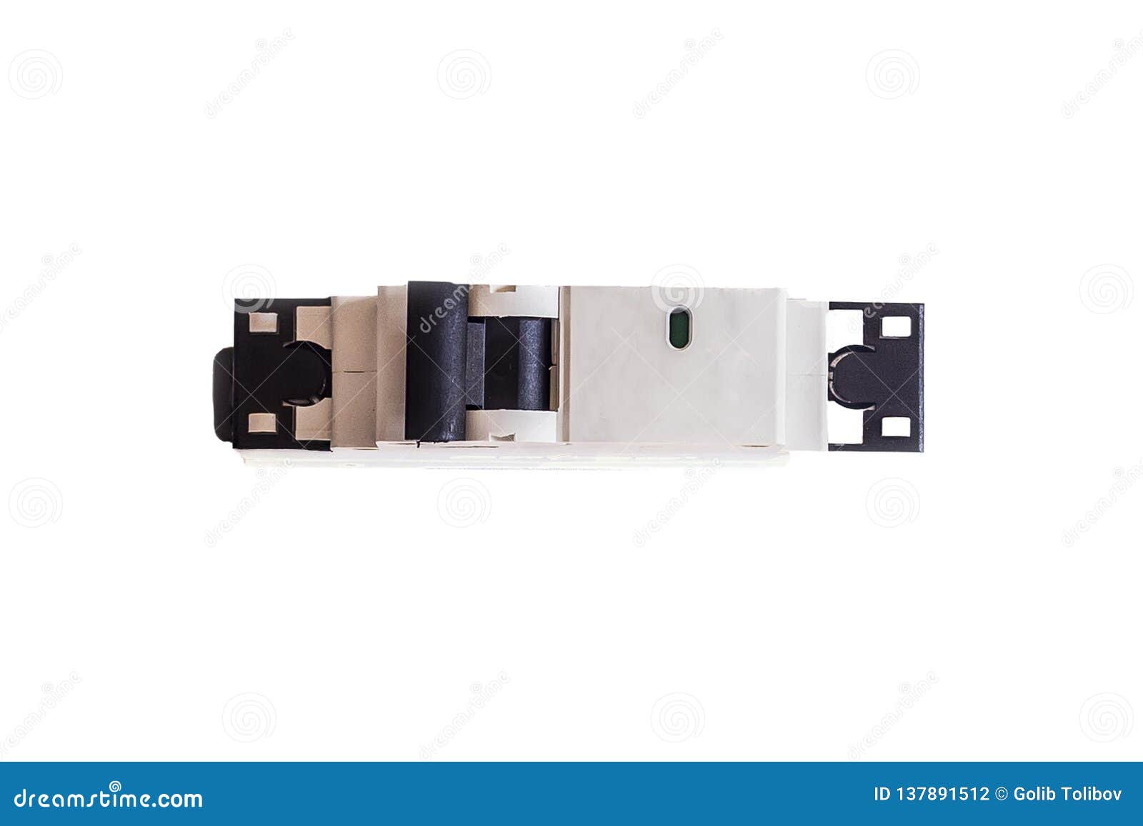 Automatic Transfer Switch. Isolated Circuit Breaker Stock Photo - Image ...