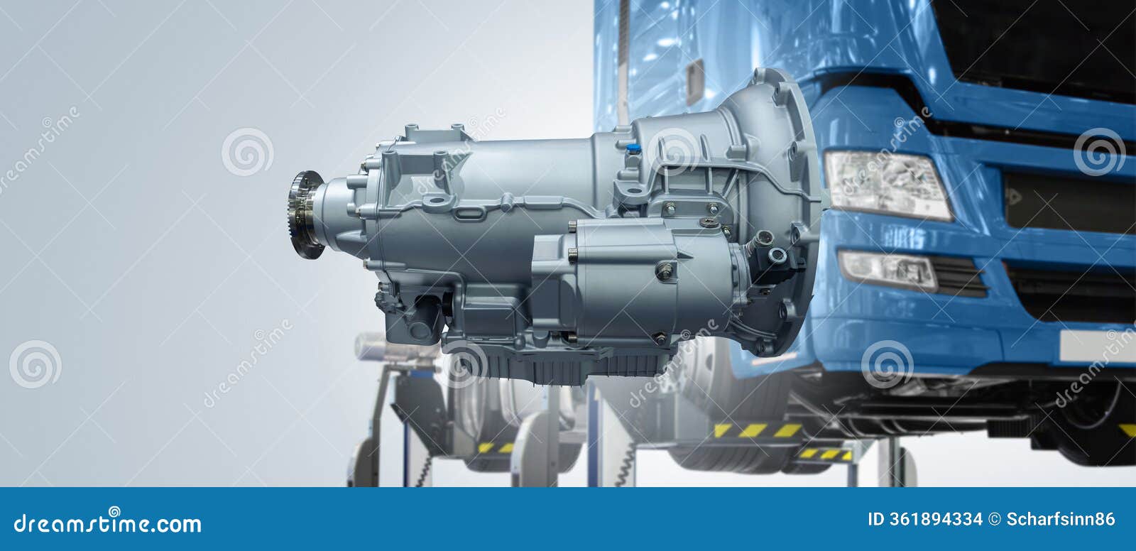 Automatic Transmission on a Background of Truck Stock Photo - Image of ...