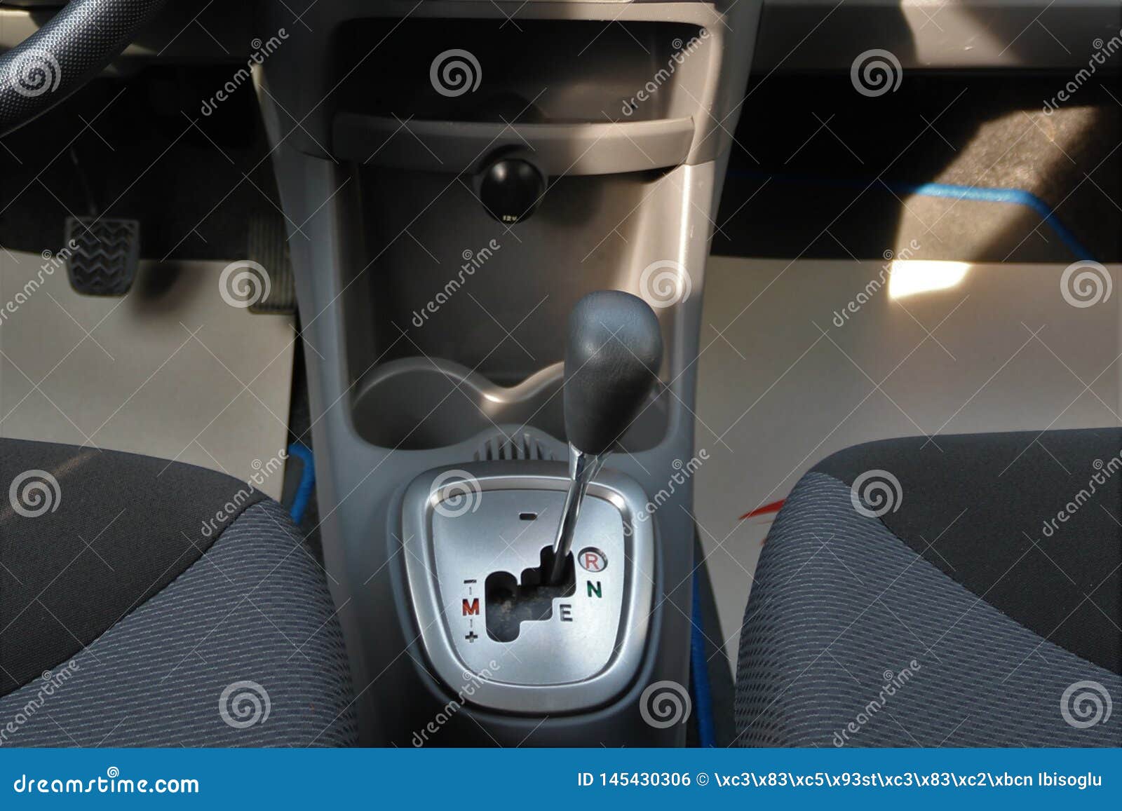 Automatic Transmission Gear Shift Stick. Stock Photo - Image of knob ...