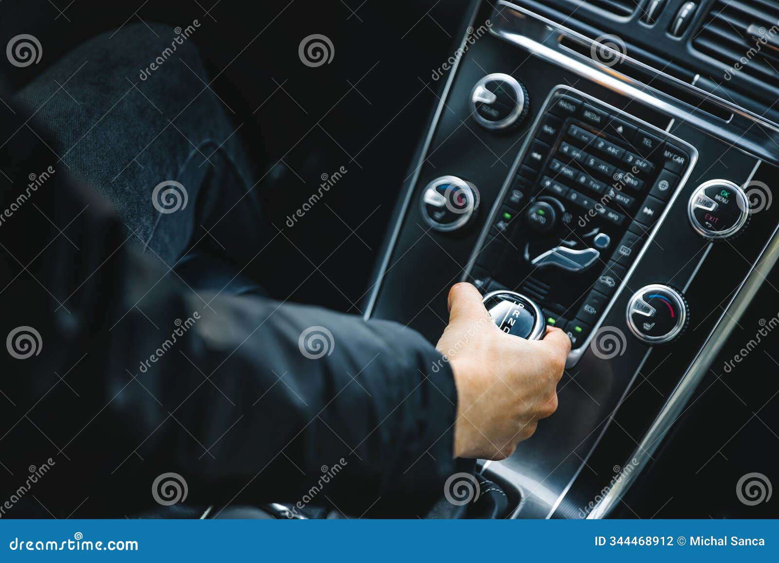 Automatic Transmission, Gearbox. Car Interior Stock Photo - Image of ...