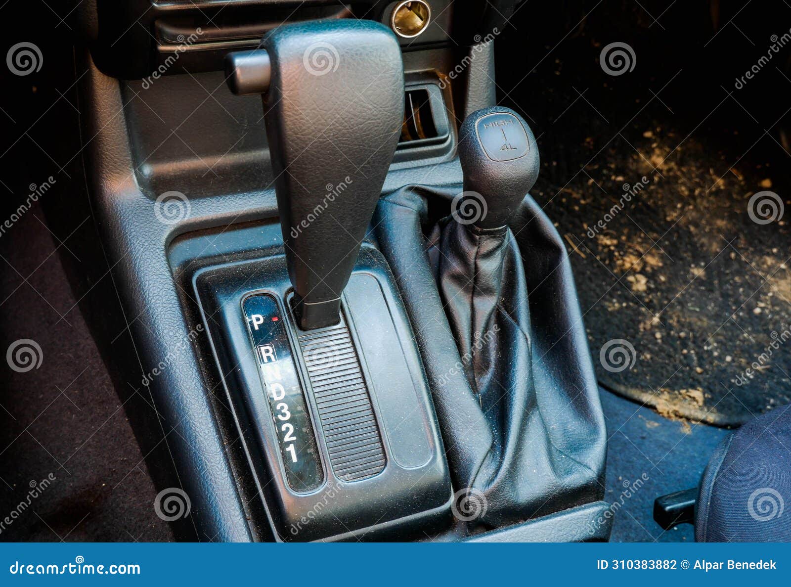 Automatic Transmission Gearbox and Low and High 4 X 4 Switch Handle ...
