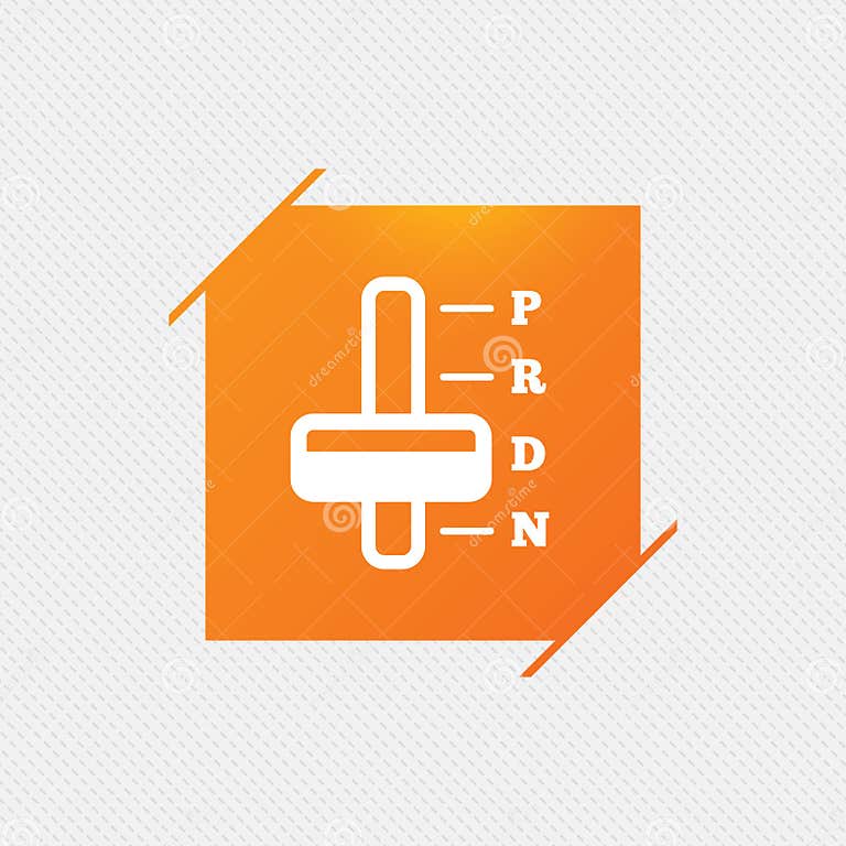 Automatic Transmission Sign Icon. Auto Control. Stock Vector ...