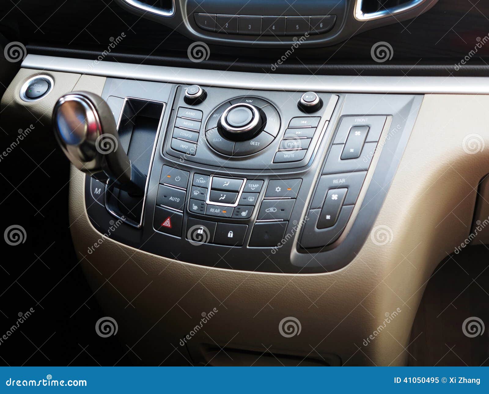 Automatic Transmission,Super Sport Car Interior Stock Image - Image of ...