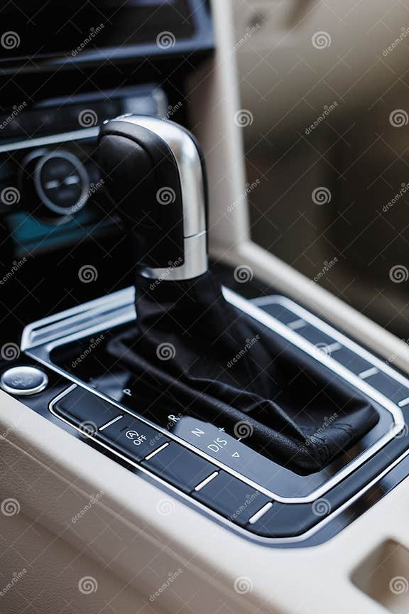 Automatic Transmission Switch Close Up Stock Photo - Image of interior ...