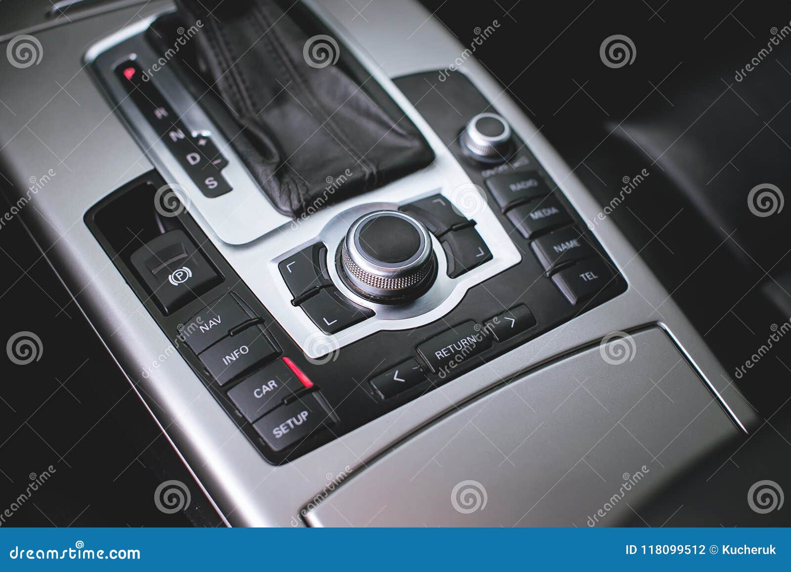Automatic Transnission. Steering Wheel, Dashboard, Speedometer, Display ...
