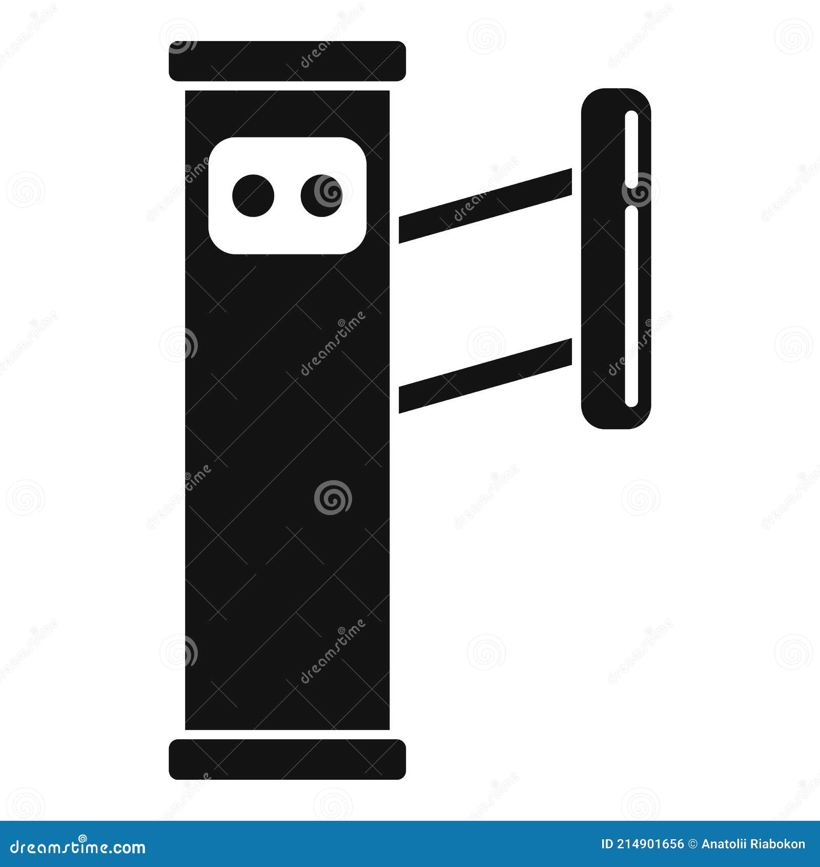 Automatic Turnstile Icon, Simple Style Stock Vector - Illustration of ...