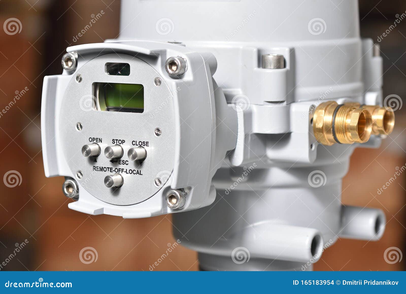 Automatic Valve Control Panel for Plumbing System. the Control Panel is ...