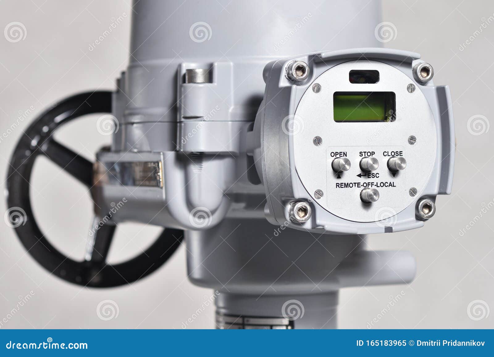 Automatic Valve Control Panel for Plumbing System. the Control Panel is ...