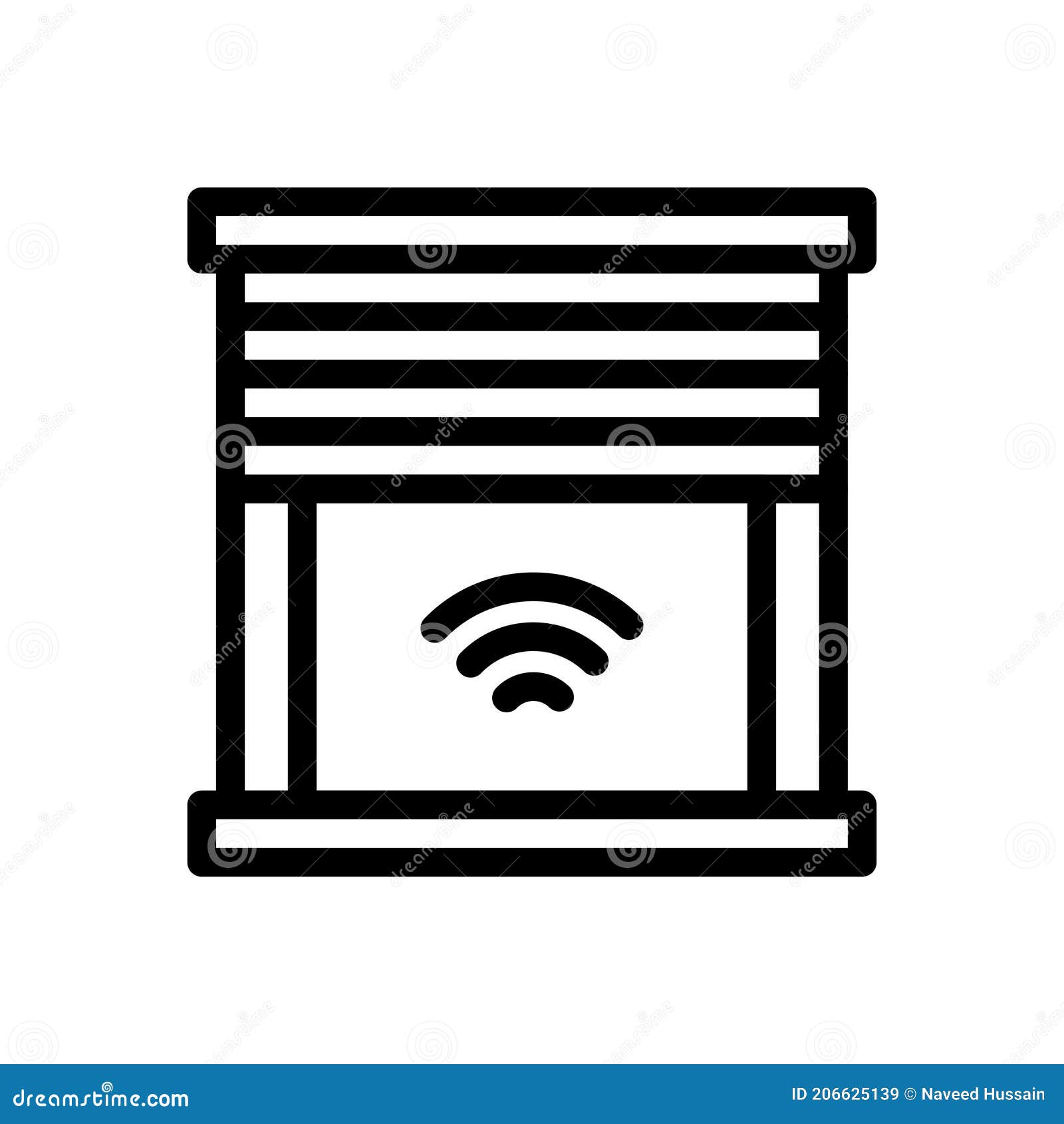 Automatic Vector Thin Line Icon Stock Vector - Illustration of sign ...