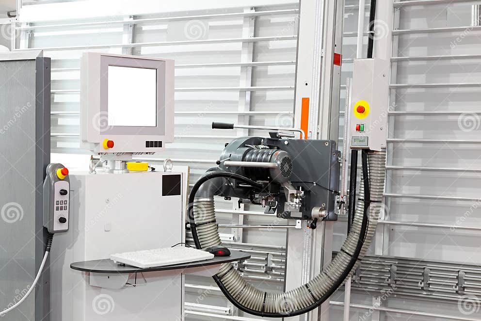 Automatic Vertical Panel Saw Stock Image - Image of panel, plant: 21069655