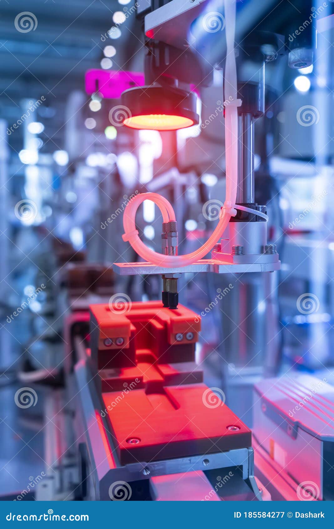 Automatic Vision Sensor Camera System Stock Image - Image of automated ...