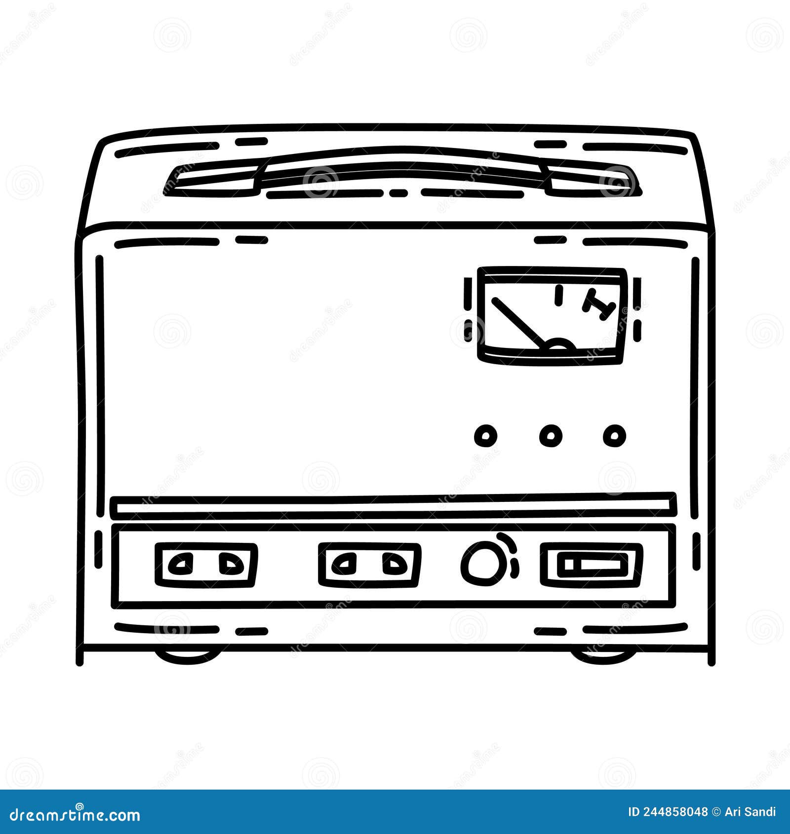 Automatic Voltage Stabilizer Icon. Doodle Hand Drawn or Outline Icon ...