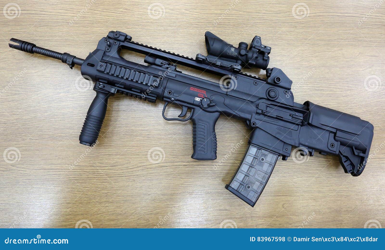 Automatic weapon stock photo. Image of machine, shotgun - 83967598