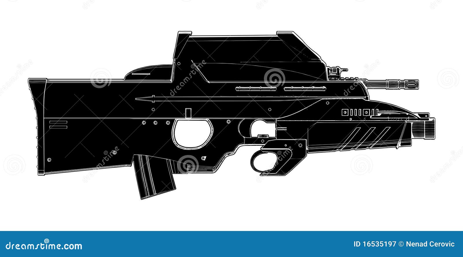 Automatic Weapon Logo Vector Icon. Battle Weapons. Pistols, Rifles ...