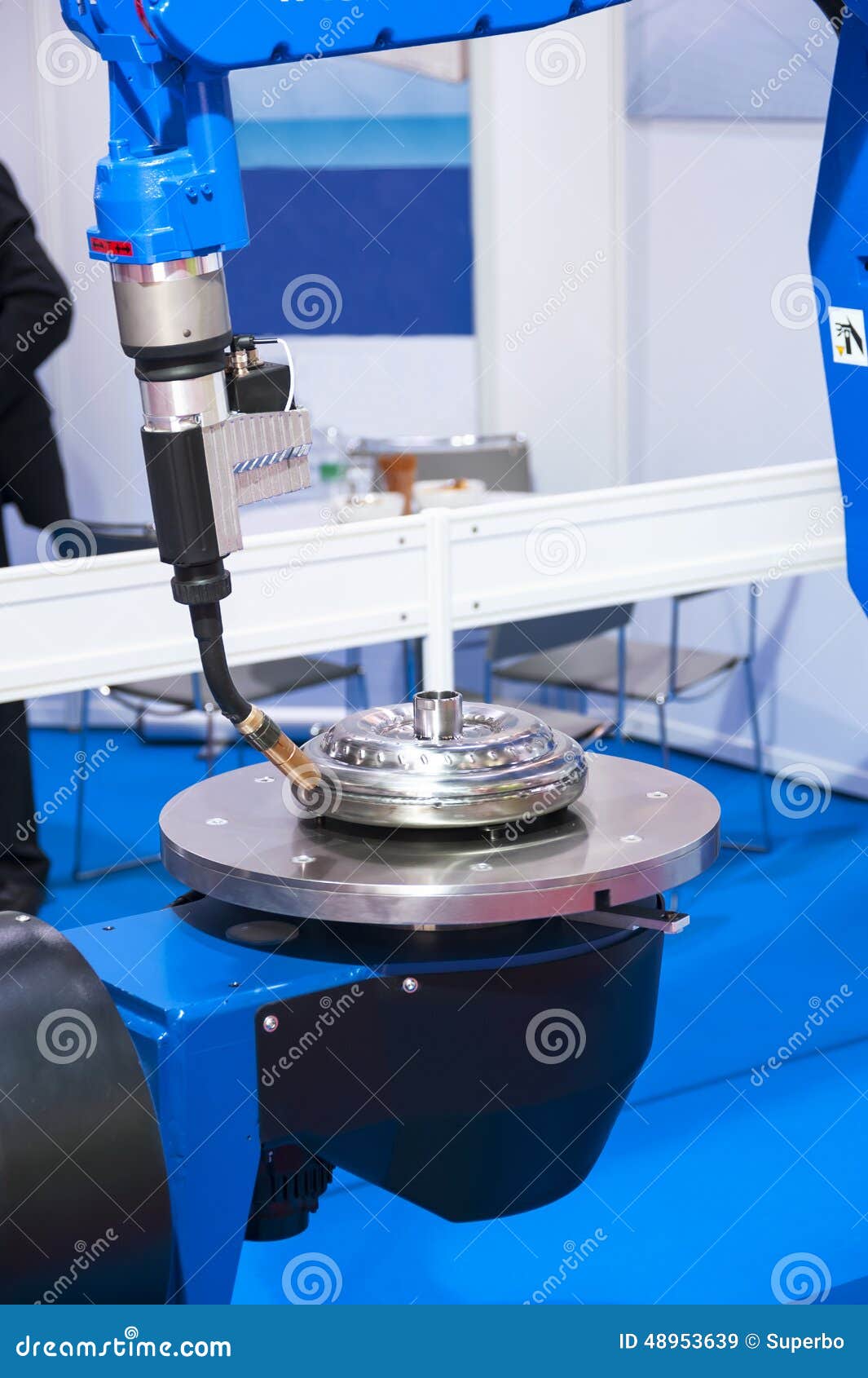 Automatic Welding CNC Machine Stock Image - Image of modern, metal ...