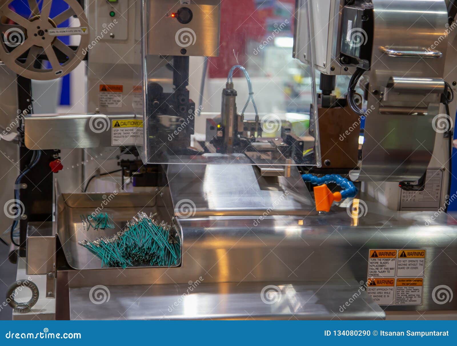 Making Crimp For Ethernet Network Rj45 Wire With Crimping Tool. Step By ...