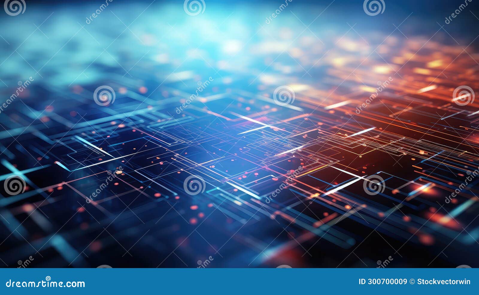 Automation Blur Technology Business Stock Illustration - Illustration ...