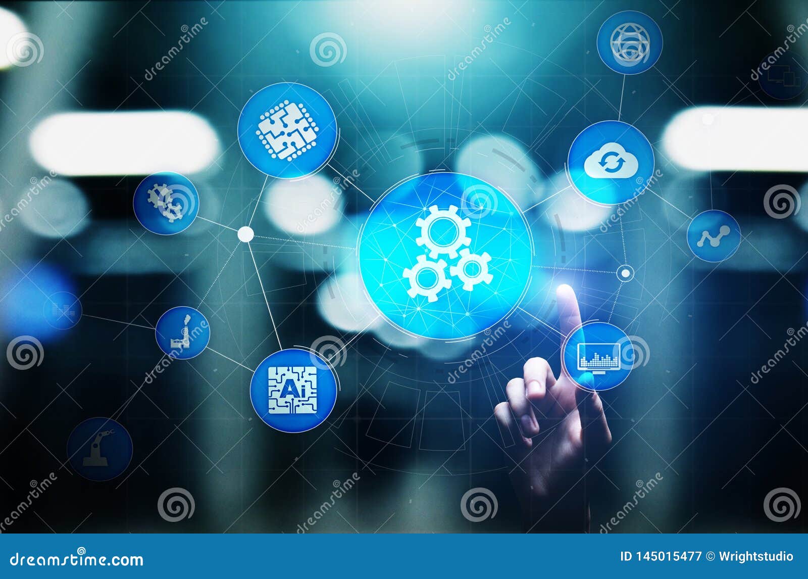 Automation of Business and Industrial Manufacturing Process. Technology ... Automation of Business and Industrial Manufacturing Process. Technology ...