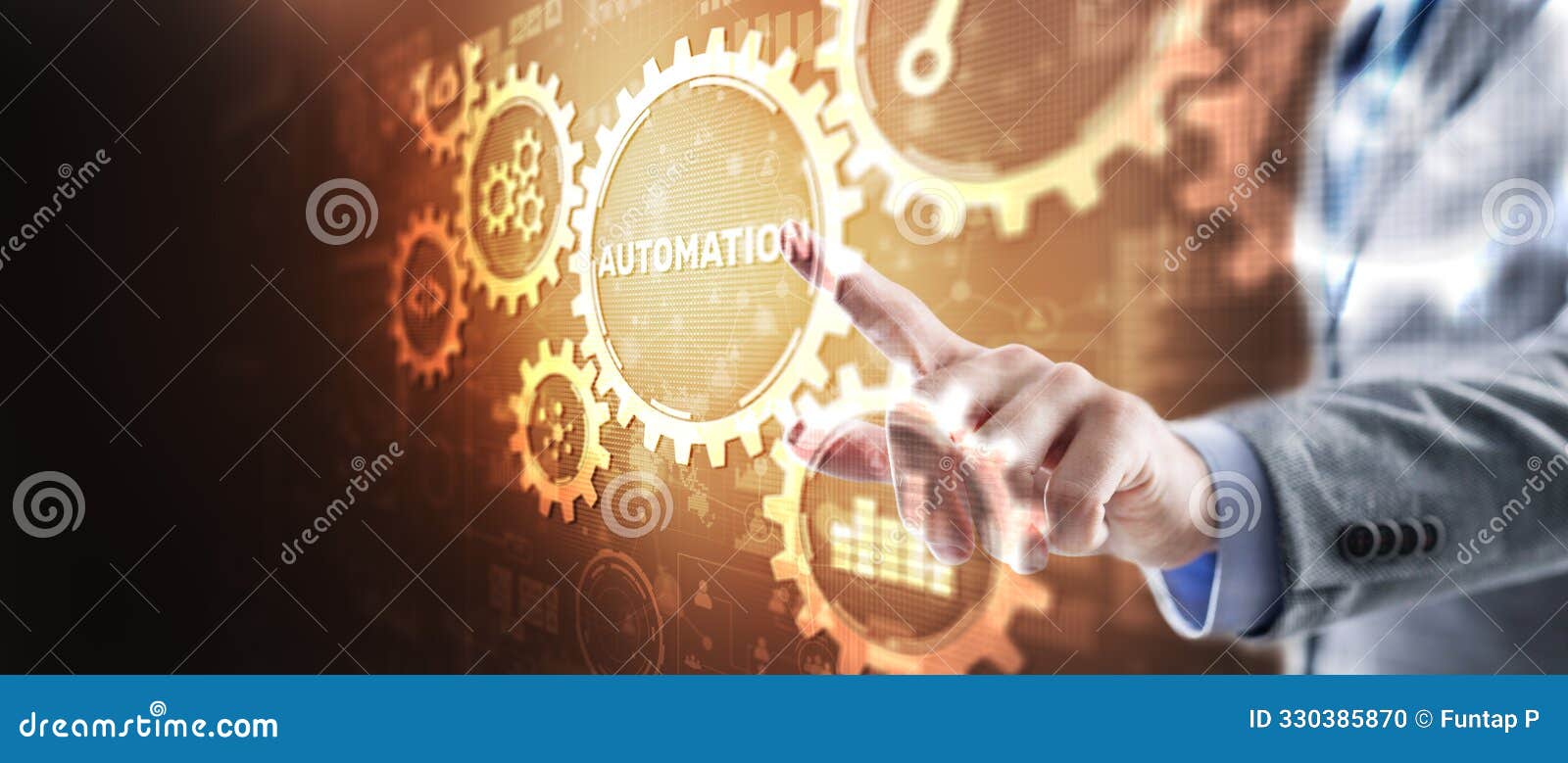 Automation Of Business Processes. Concept Artificial Intelligence ...