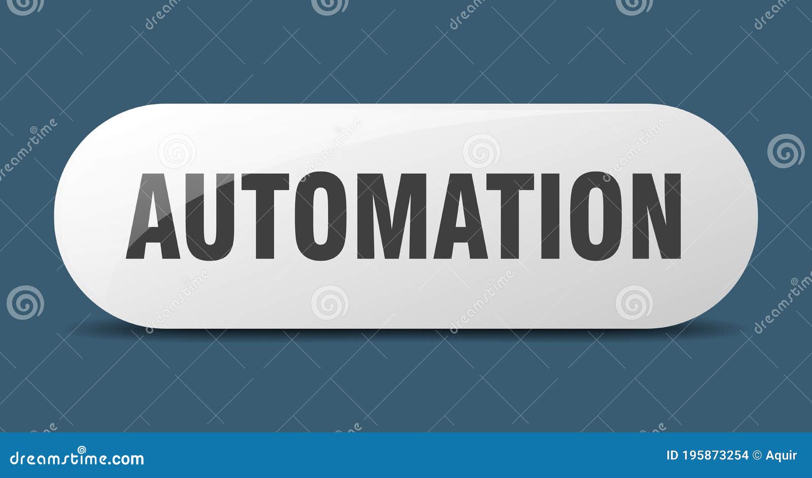Automation Button. Automation Sign. Key. Push Button Stock Vector ...