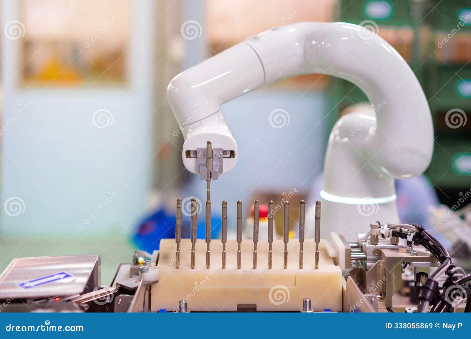 COBOT (Collaborative Robot) with Electrical Gripper in Production Line ...