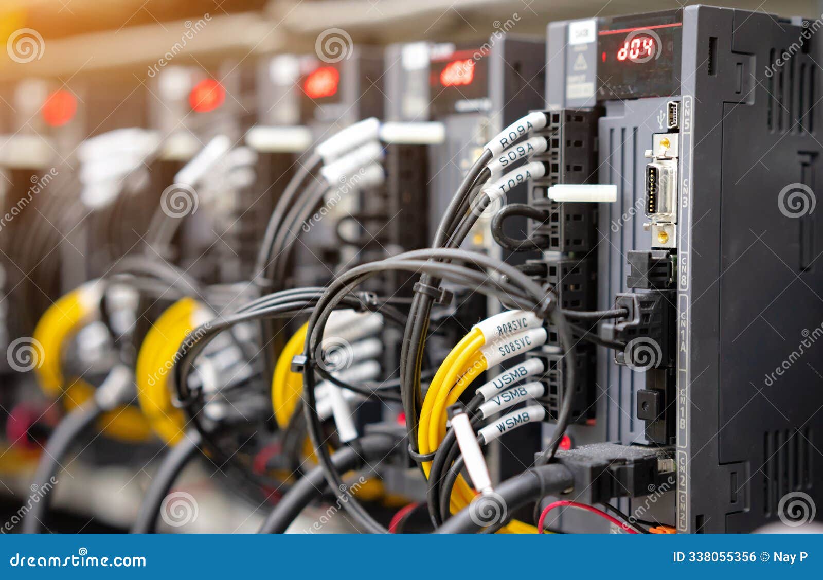 Servo Motor Controller and Electrical Component in Automation Machine ...