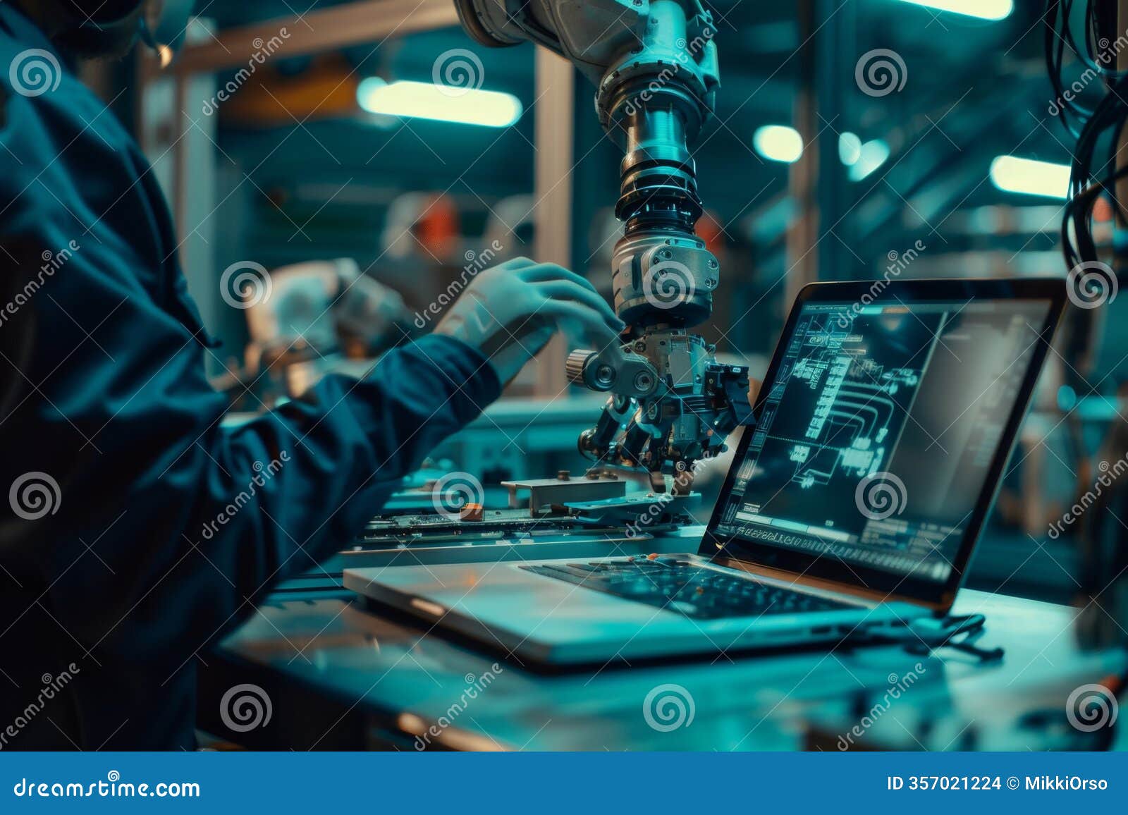 Programming A Robotic Arm In Modern Manufacturing Requires Automation Engineering Services For ...