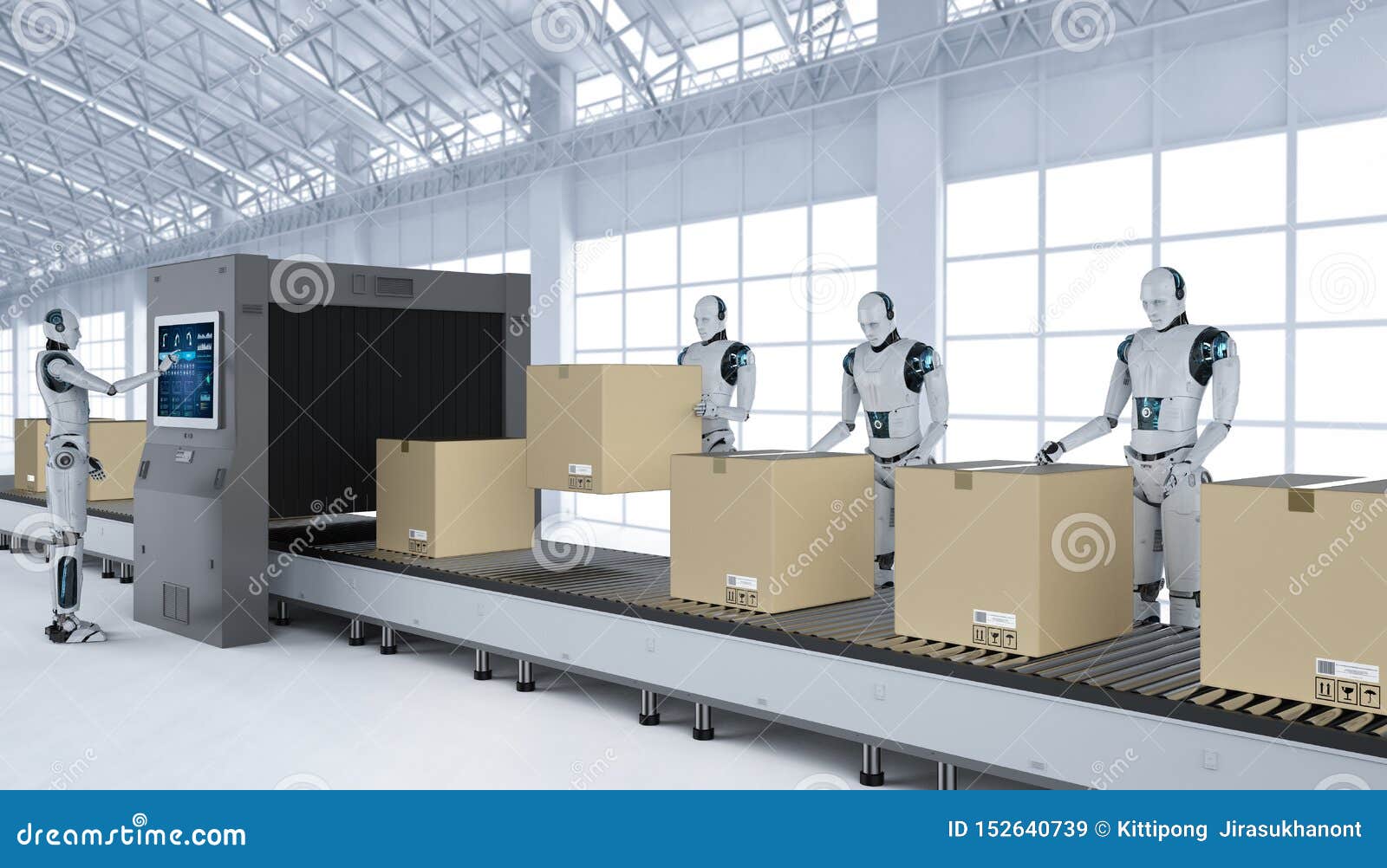 Automation factory concept stock illustration. Illustration of ... Automation factory concept stock illustration. Illustration of ...