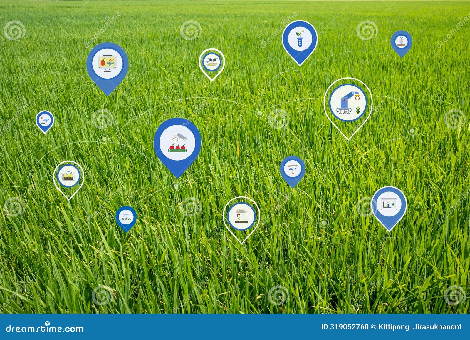 Automation Farm for Precision Agriculture Technology with Digital ...