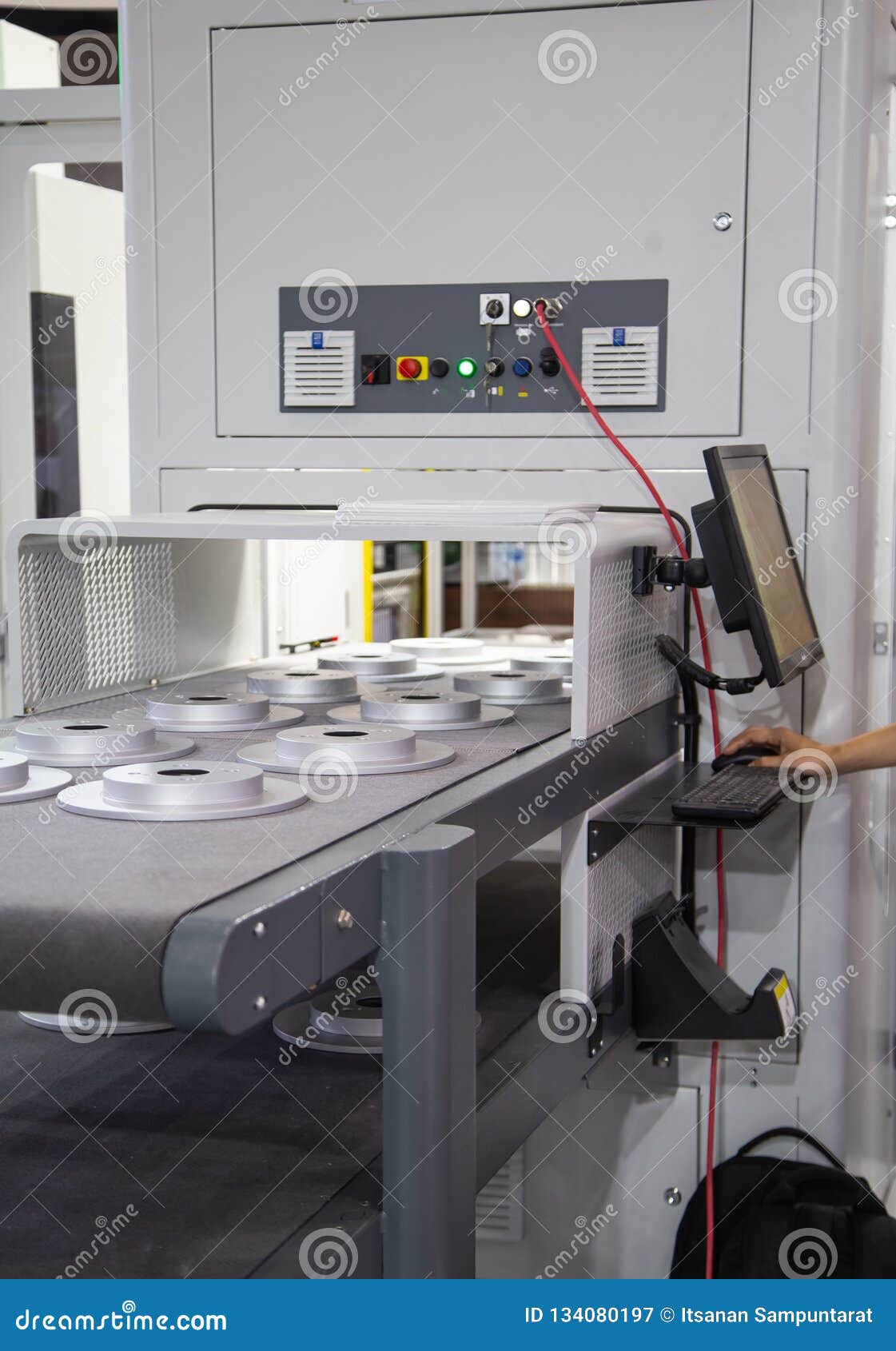Automation Flexible Loader Machine Stock Image - Image of automatic ...