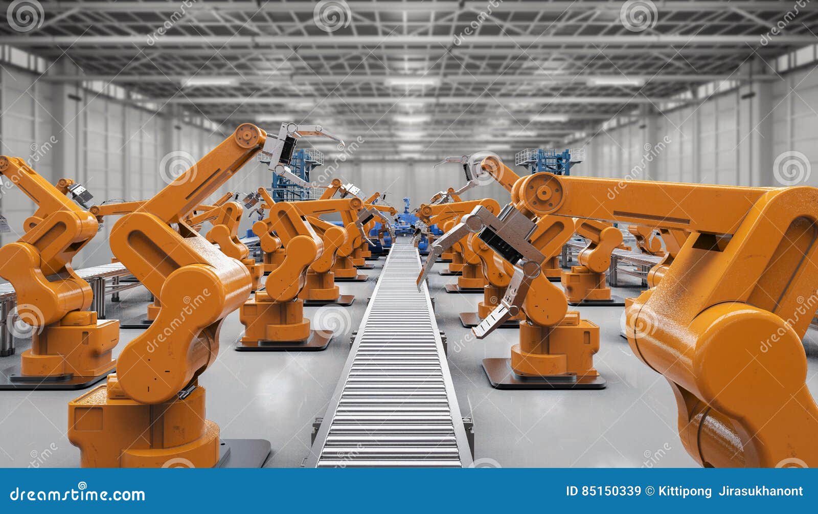 Automation Industry Concept Stock Illustration - Illustration of ...
