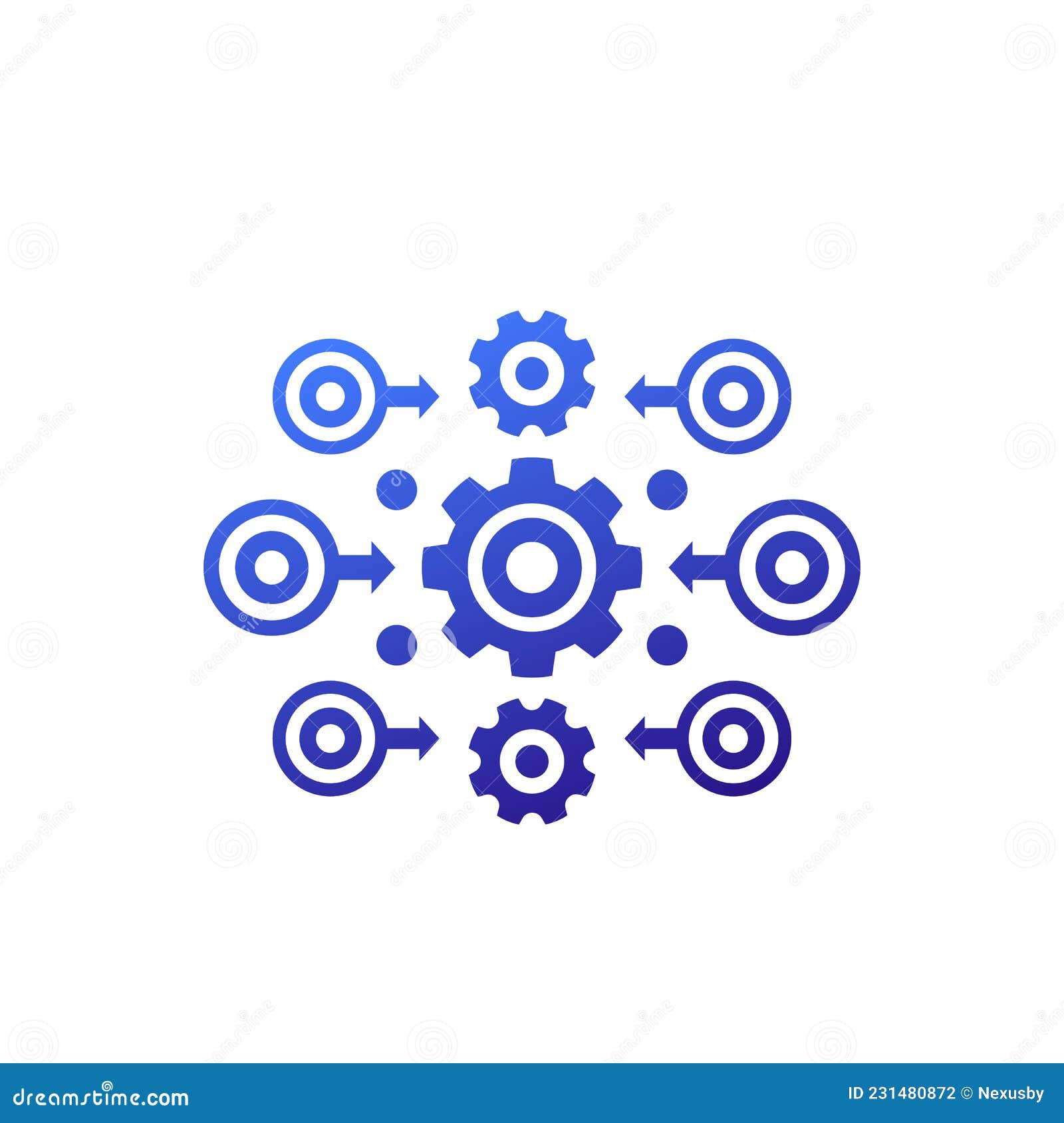 Automation for Operations Vector Icon Stock Vector - Illustration of ...
