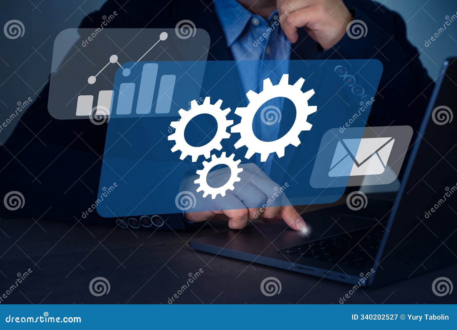 Automation and Optimisation Concept, Business Process Workflow ...