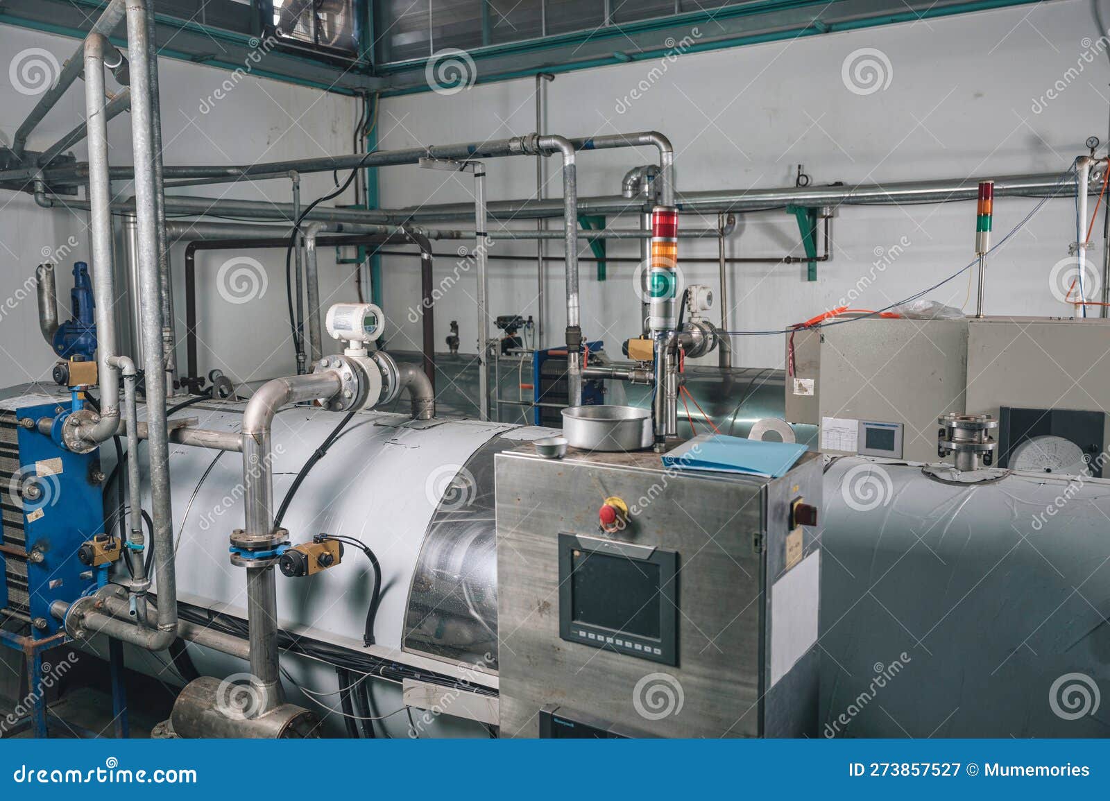 Automation Processing Plant Manufacture System with Stainless Boiler ...