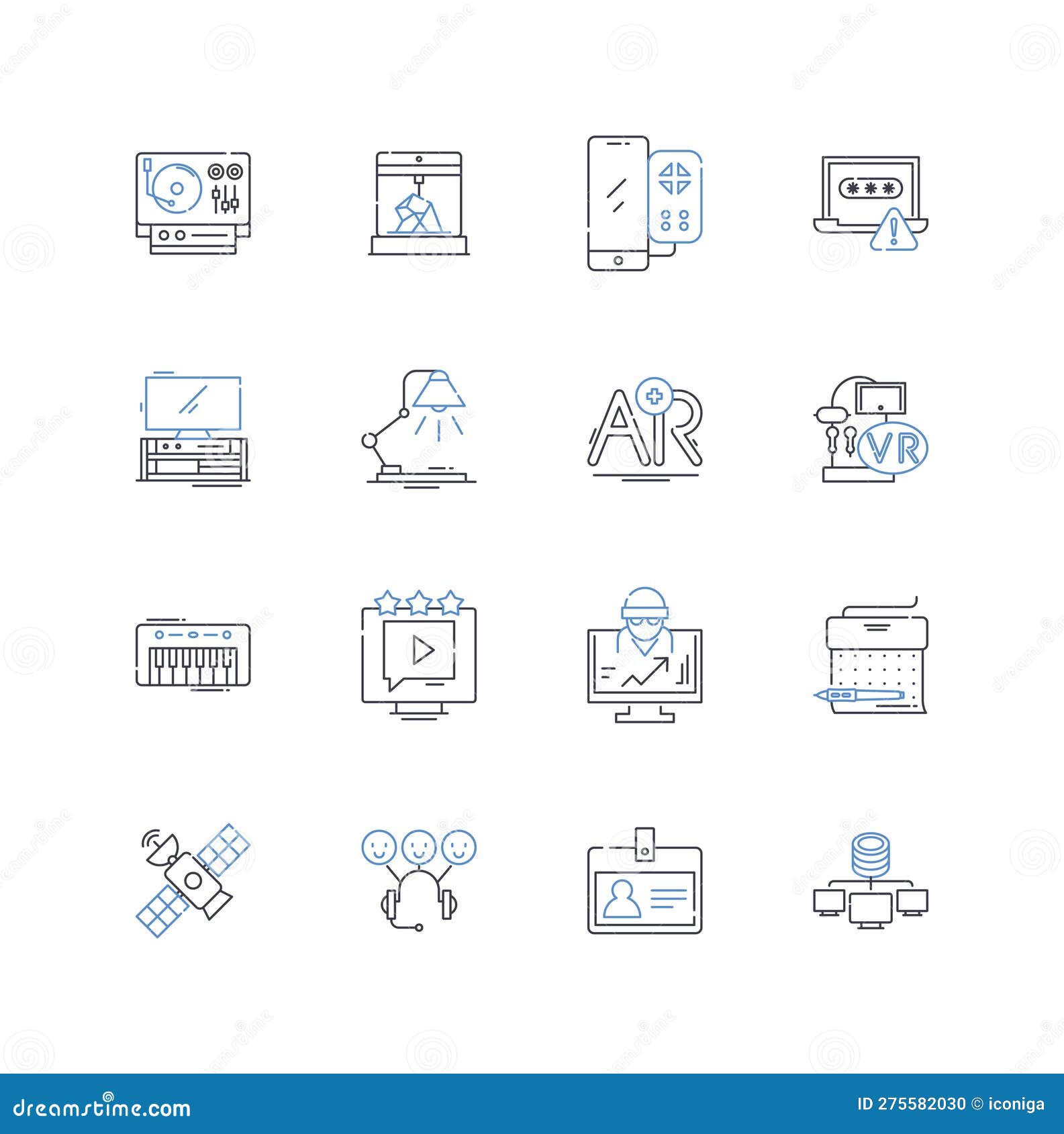 Automation Production Line Icons Collection. Mechanization, Robotics ... Automation Production Line Icons Collection. Mechanization, Robotics ...